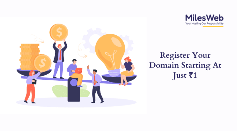 Build Your Website with Cheap Domain Registration Starting at Just ₹1